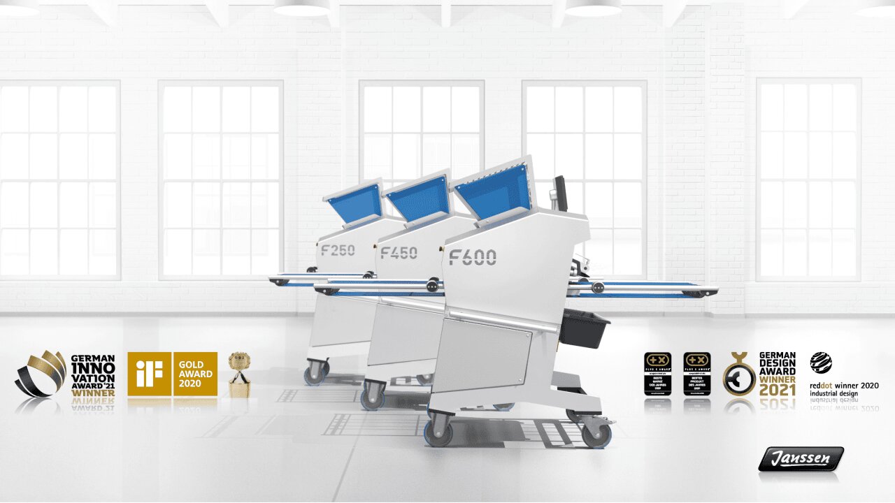 Janssen Gebäckformer - die nächste Dimension der Gebäck- und Endlosteigausformung